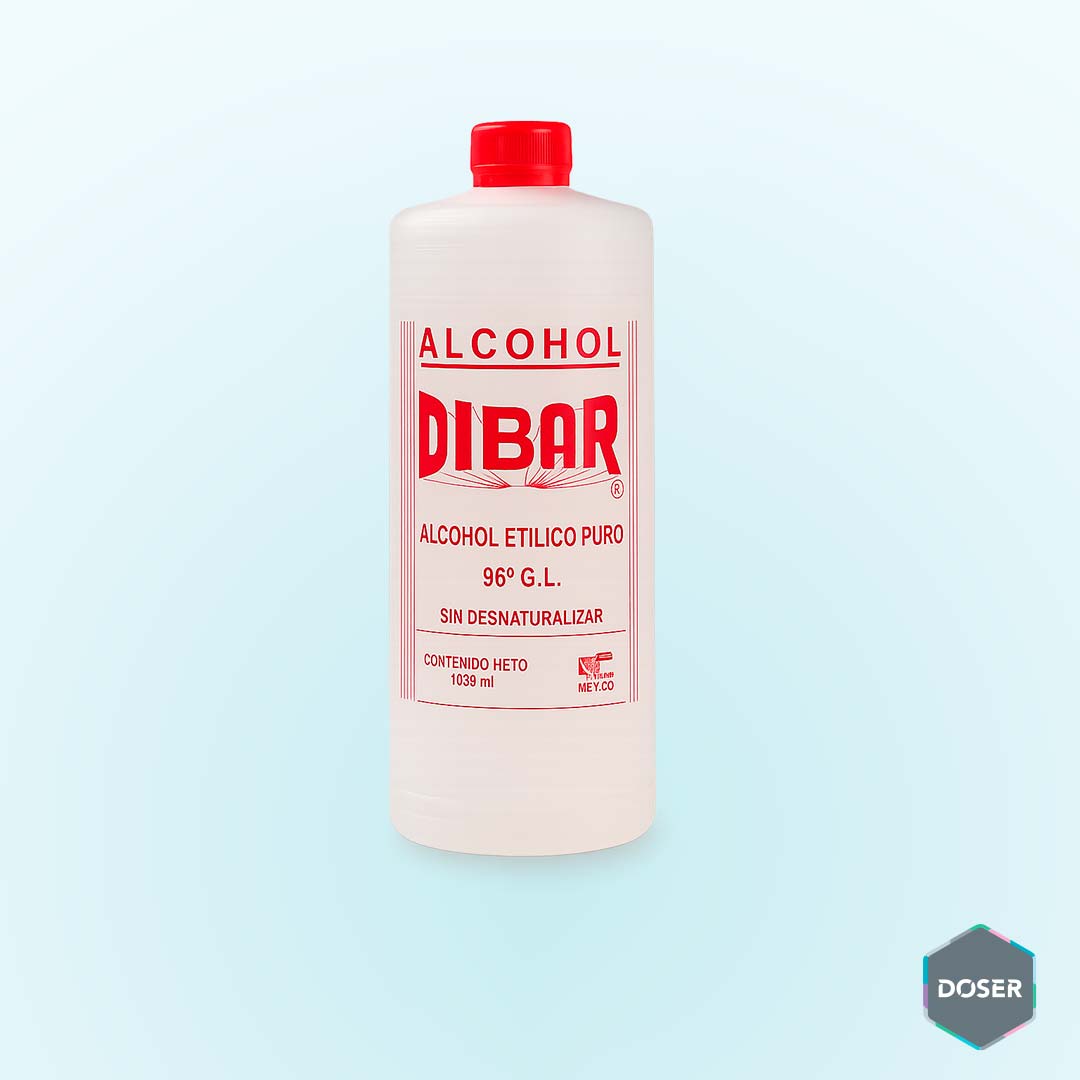Alcohol Etílico de Caña 96° – 1 Litro – DOSERMX